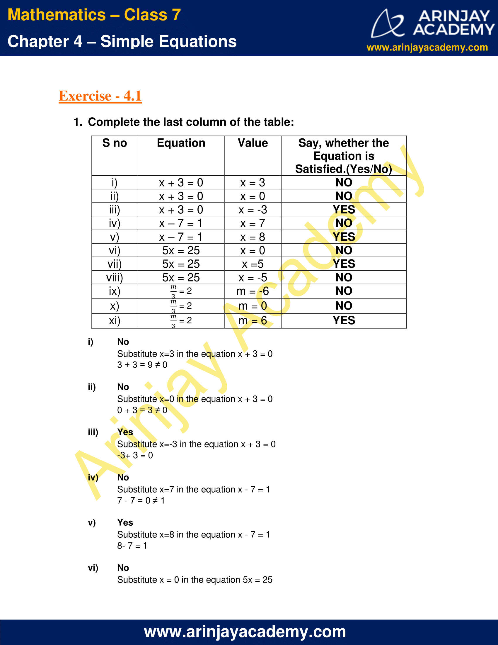 NCERT Solutions For Class 7 Maths Chapter 4 Exercise 4 3 Archives