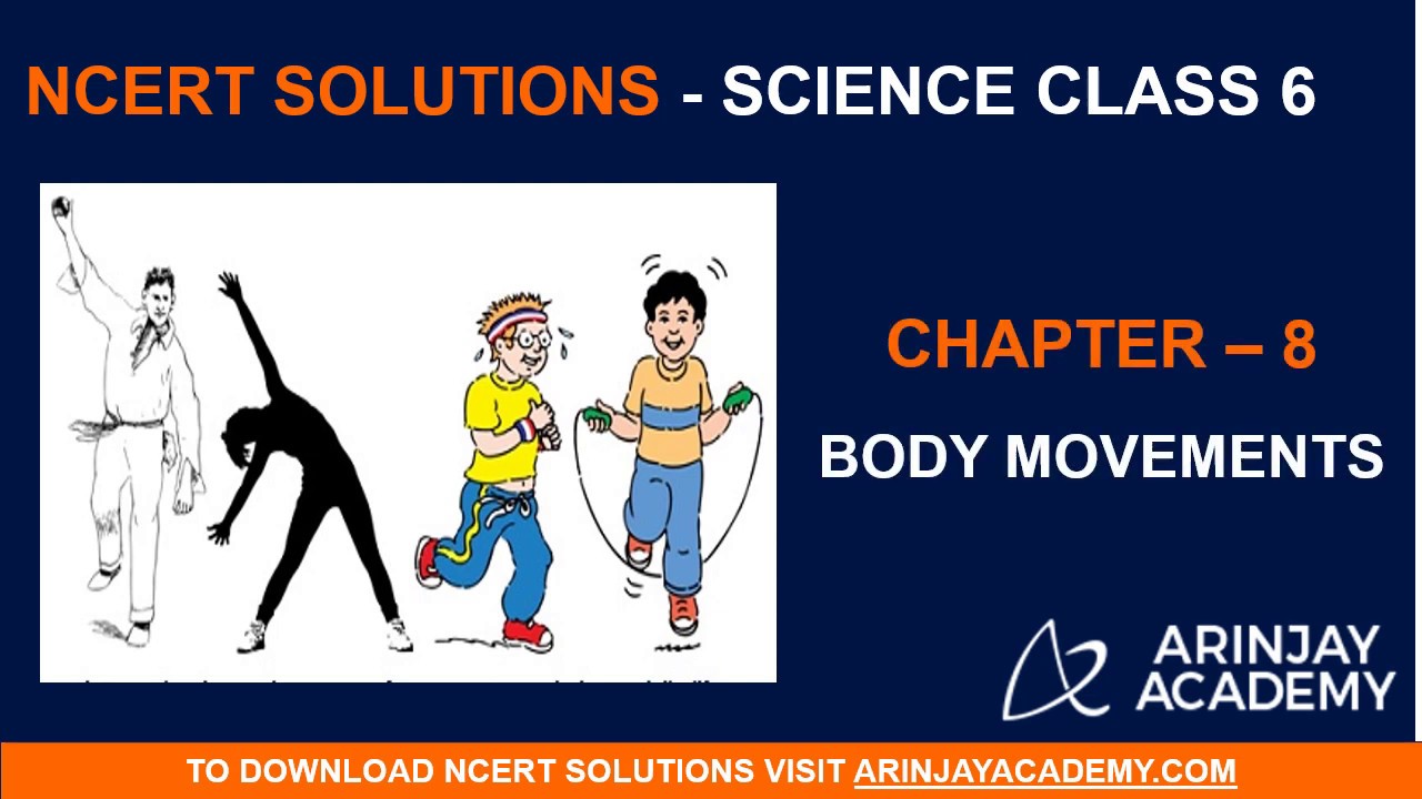 Ncert Solutions For Class 6 Science Chapter 8 Body Movements