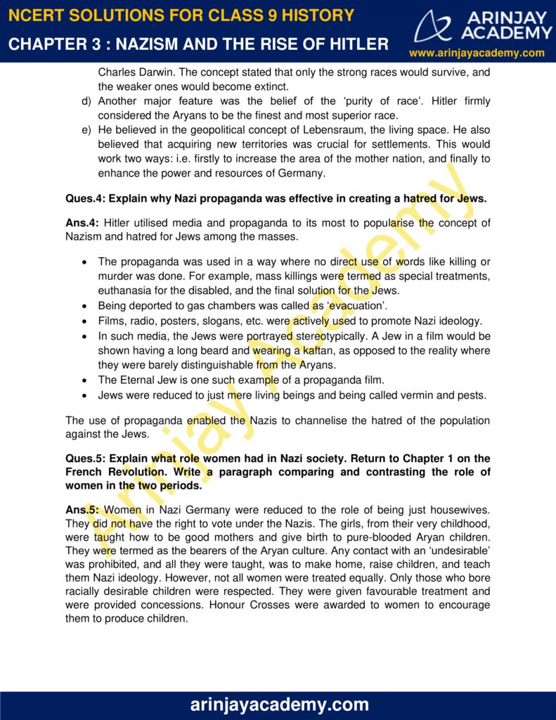 Ncert Solutions For Class 9 History Chapter 5 Arinjay Academy Ncert Solutions For Class 9 History Chapter 5 Arinjay Academy